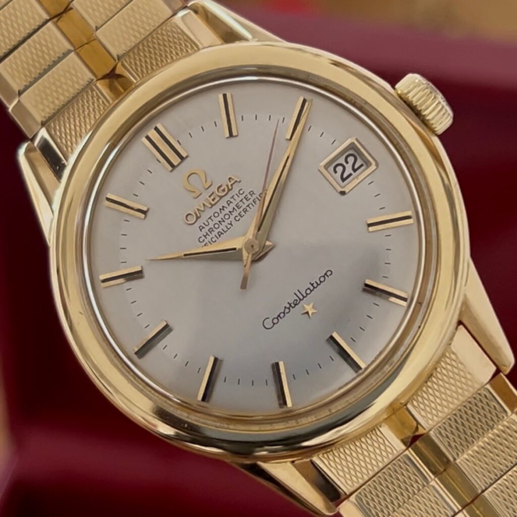 1959 Gentleman’s 18ct Gold Omega Constellation Automatic Chronometer ...